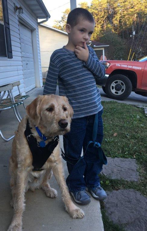 Canines For Disabled Kids Ayden and Winston - Canines For Disabled Kids